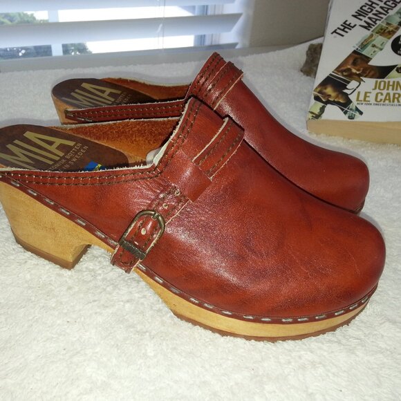 MIA | Shoes | Vintage Womens Swedish Mia Wood Clogs 98s | Poshmark